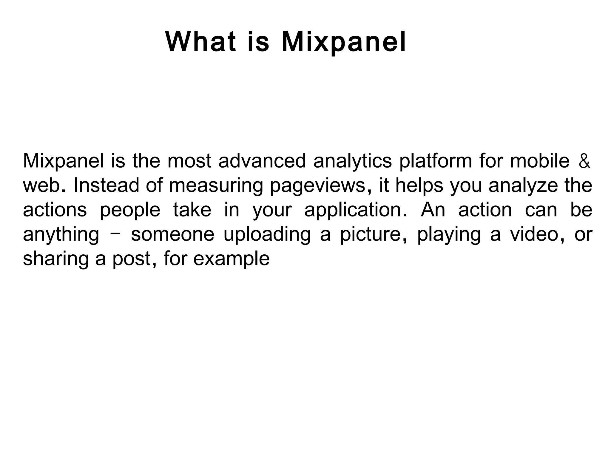 Mixpanel | PPT