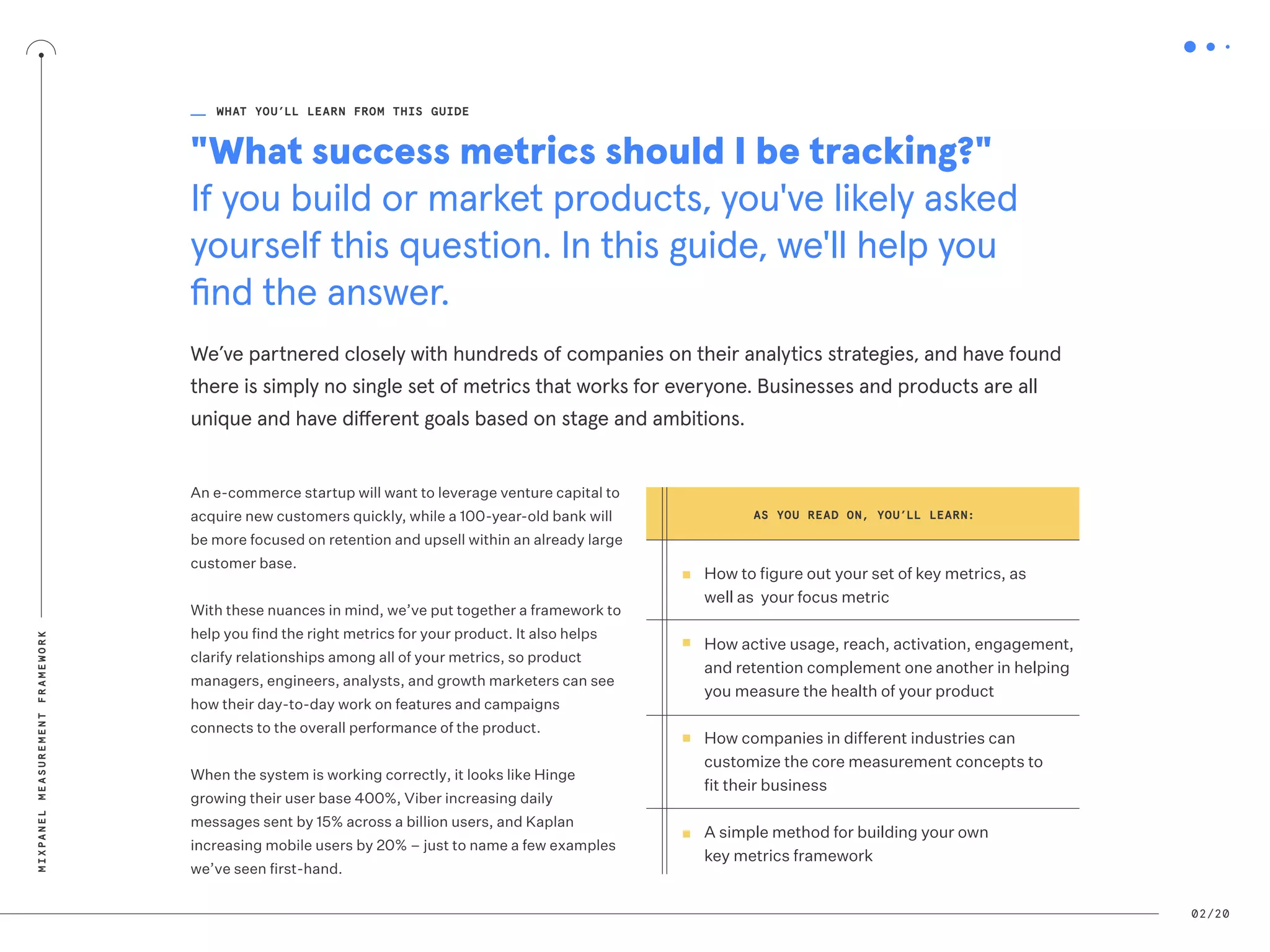 MixPanel's guide to Product Metrics.pdf