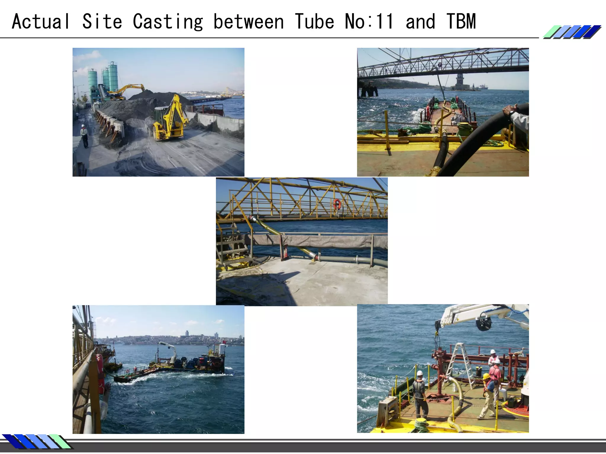 Mix soil casting underwater for the connection of immersed tube and tbm ...