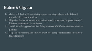 Mixture & Alligation.pptx