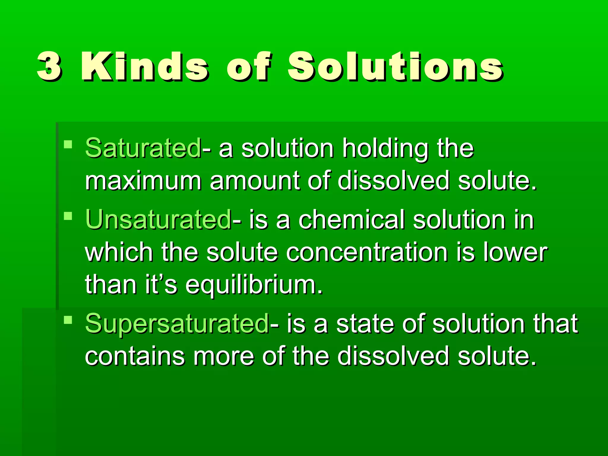 Mixture and solution | PPT