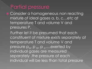 Mixture of gases | PPTX