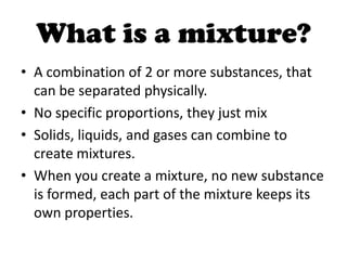 Mixtures | PPT