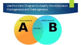 Mixtures | PPTX | Physics | Science