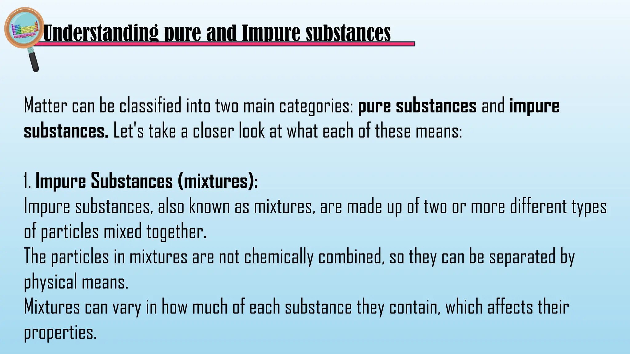 mixtures types examples explanation description | PPTX