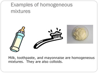 Properties of Mixtures and Pure Substances | PPTX