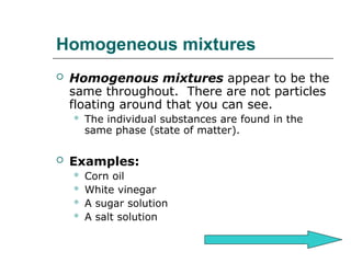 General Chemistry Mixtures and Separation.ppt
