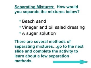General Chemistry Mixtures and Separation.ppt