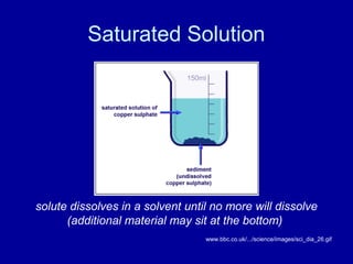 Mixtures and solutions (1) | PPT