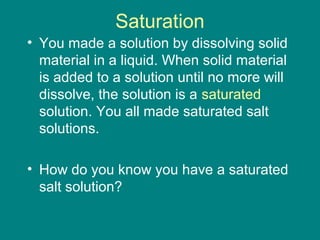 Mixtures and solutions 2 1 | PPT