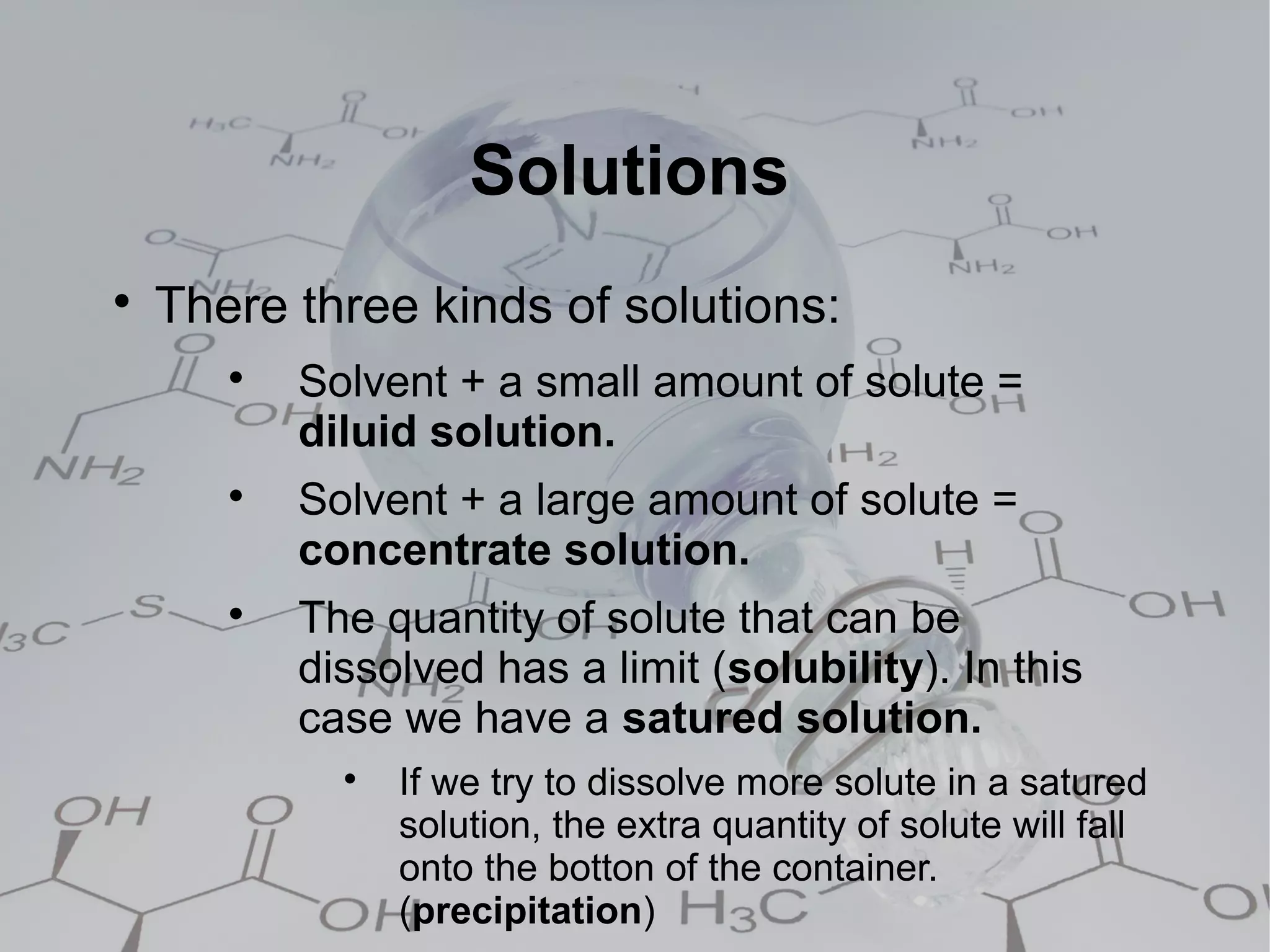 Mixtures solutions and pure substances | PPT