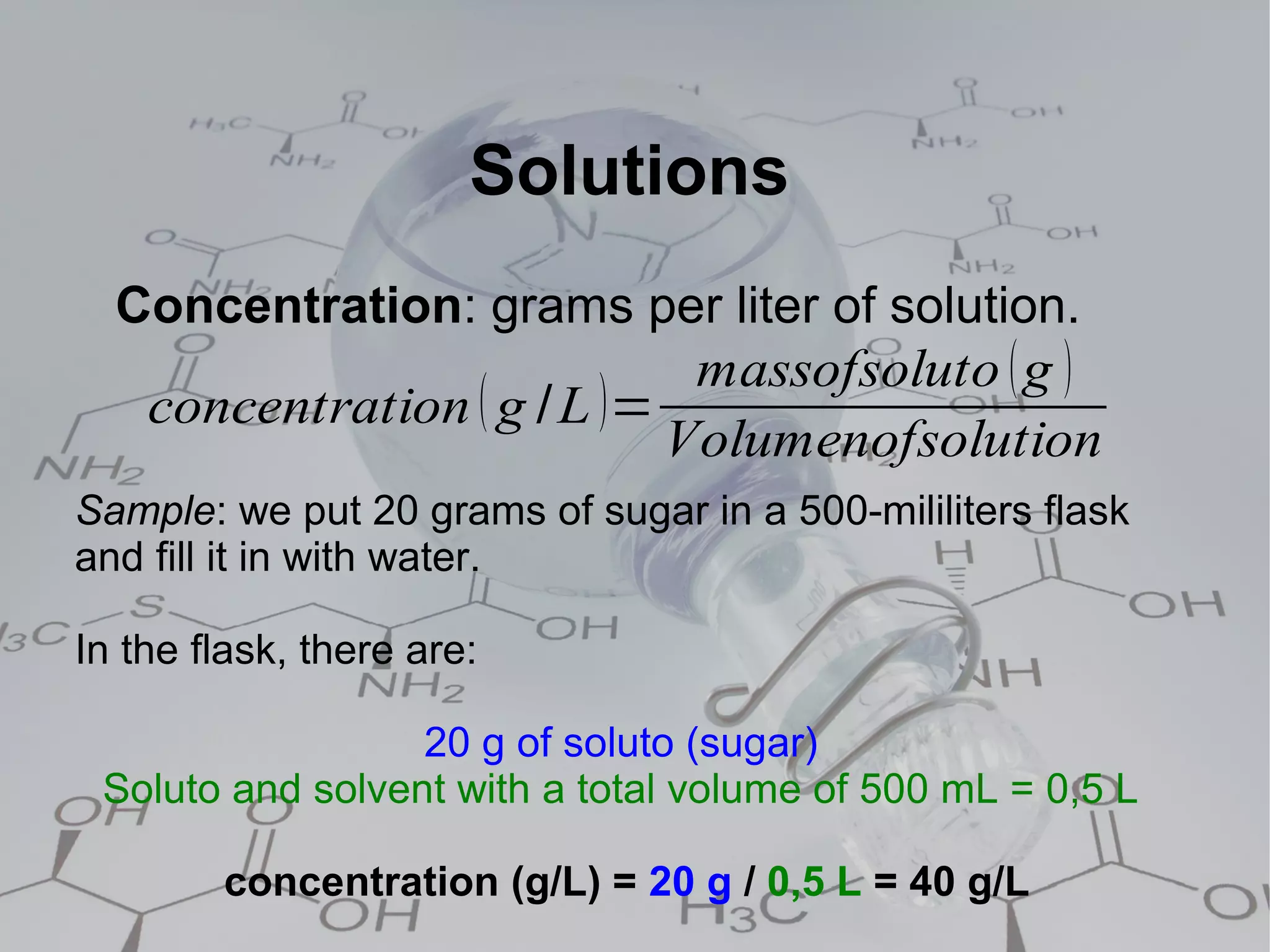 Mixtures solutions and pure substances | PPT