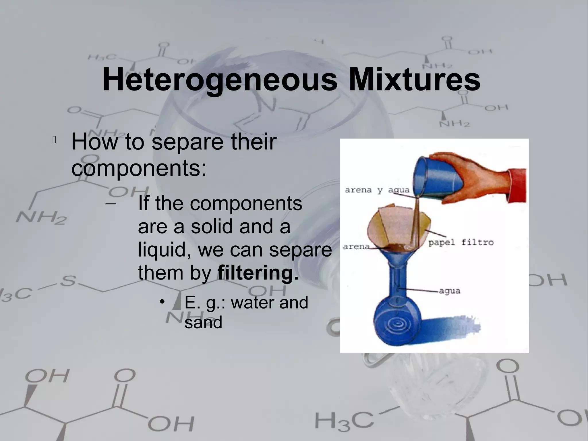 Mixtures solutions and pure substances | PPT