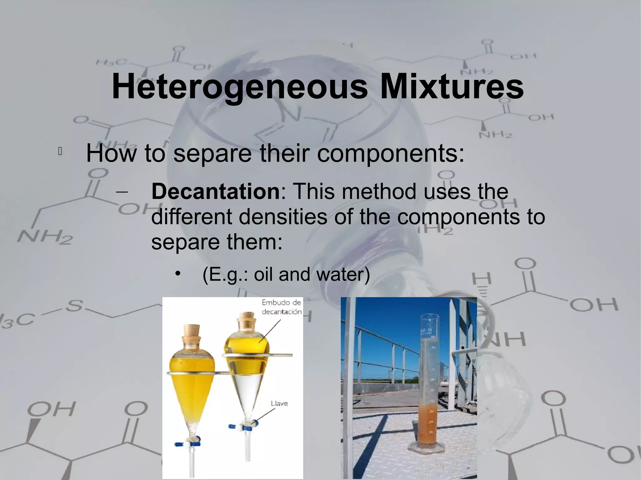 Mixtures solutions and pure substances | PPT