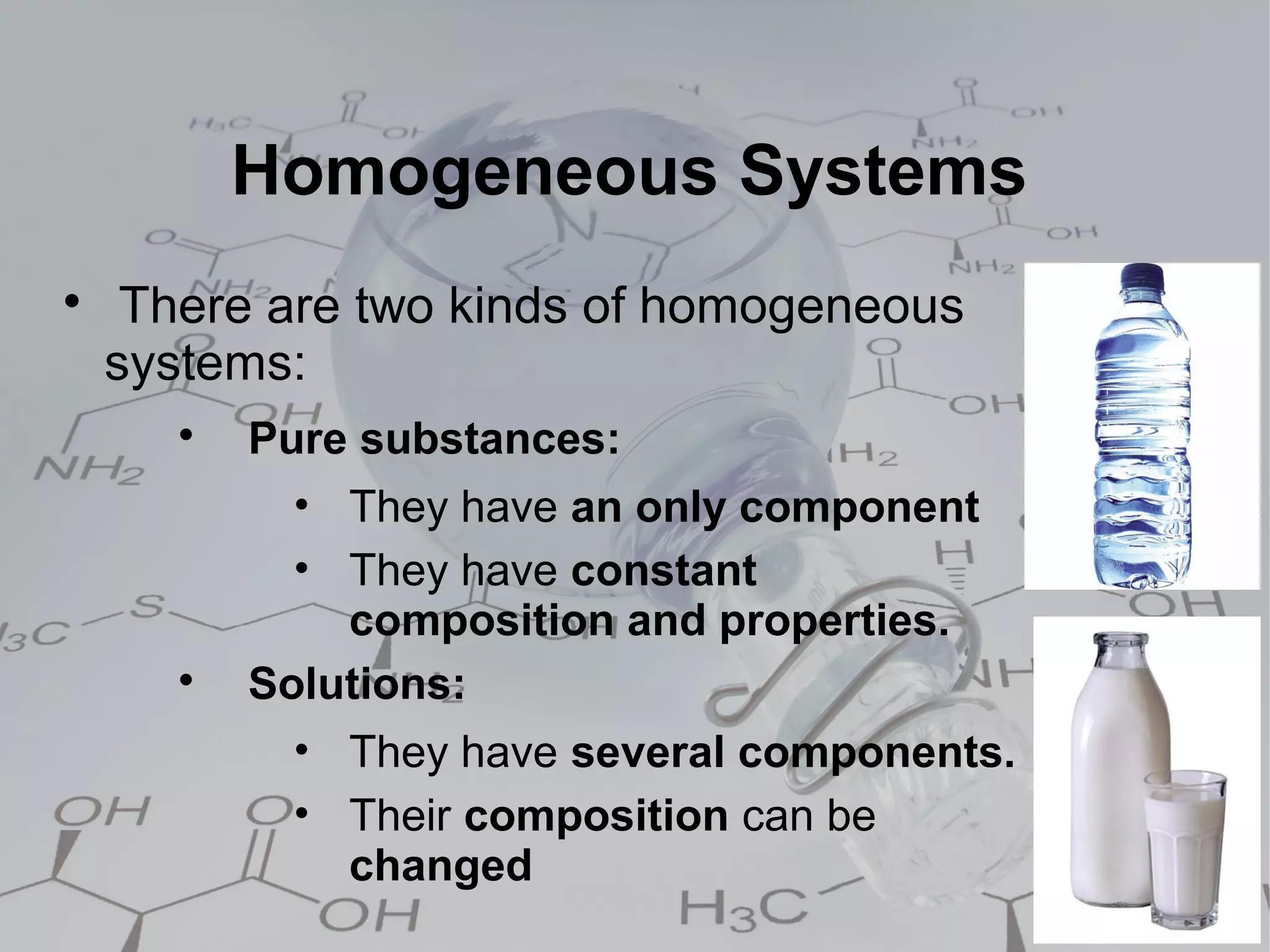 Mixtures solutions and pure substances | PPT