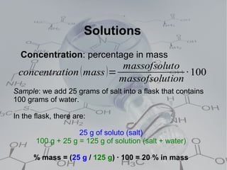 Mixtures solutions and pure substances | PPT