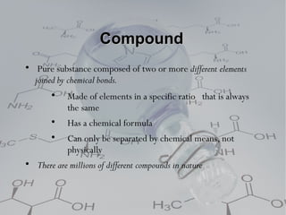 Mixtures solutions and pure substances | PPT