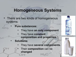 Mixtures solutions and pure substances | PPT