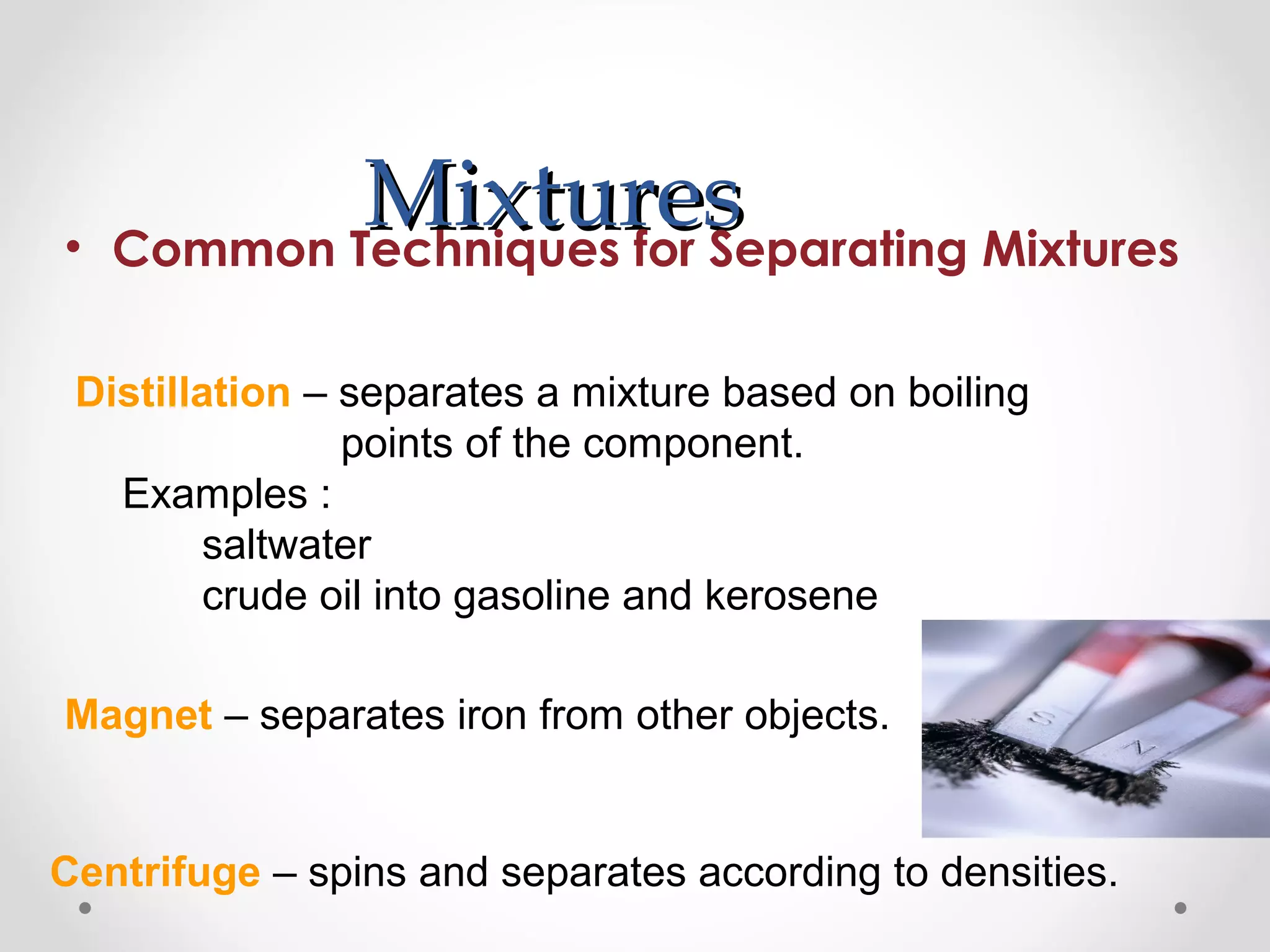 Mixtures solutions solubility | PPT | Chemistry | Science