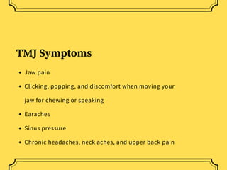 TMJ Treatment | PPT