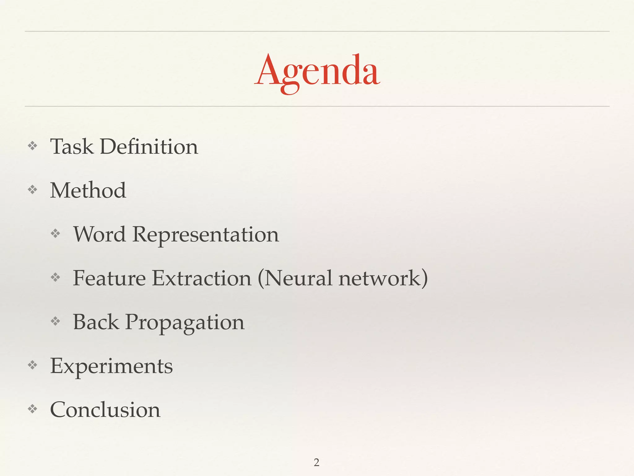Relation Classification via Convolutional Deep Neural Network (Zeng et al.) | PPT