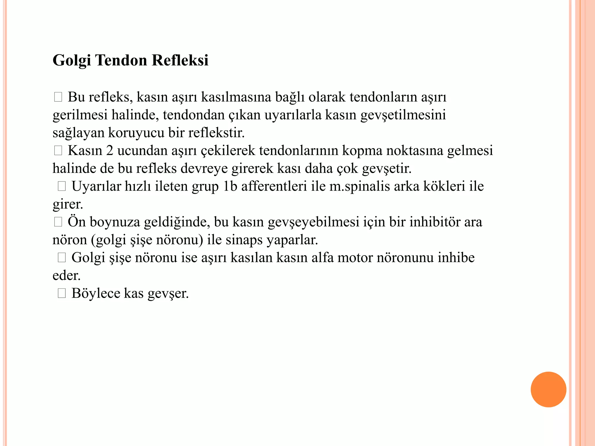 Mi̇yotati̇k refleks ve ters mi̇yotati̇k refleks | PPTX