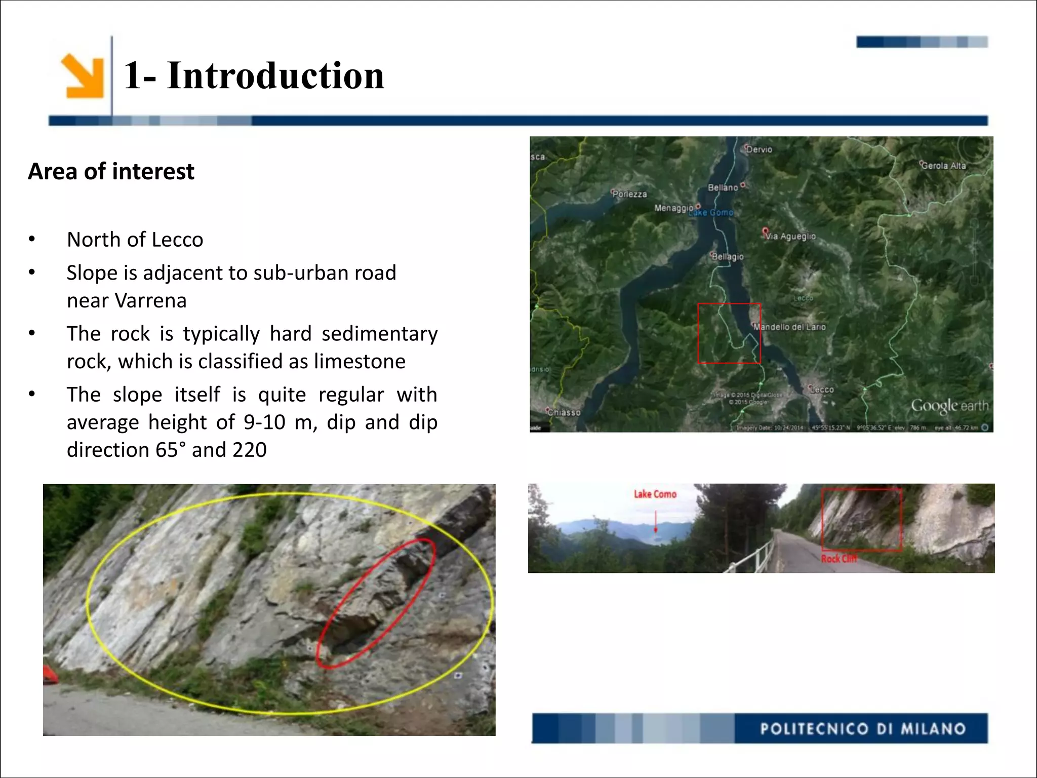 Final project for Geo-Engineering Techniques for Unstable Slopes | PPT