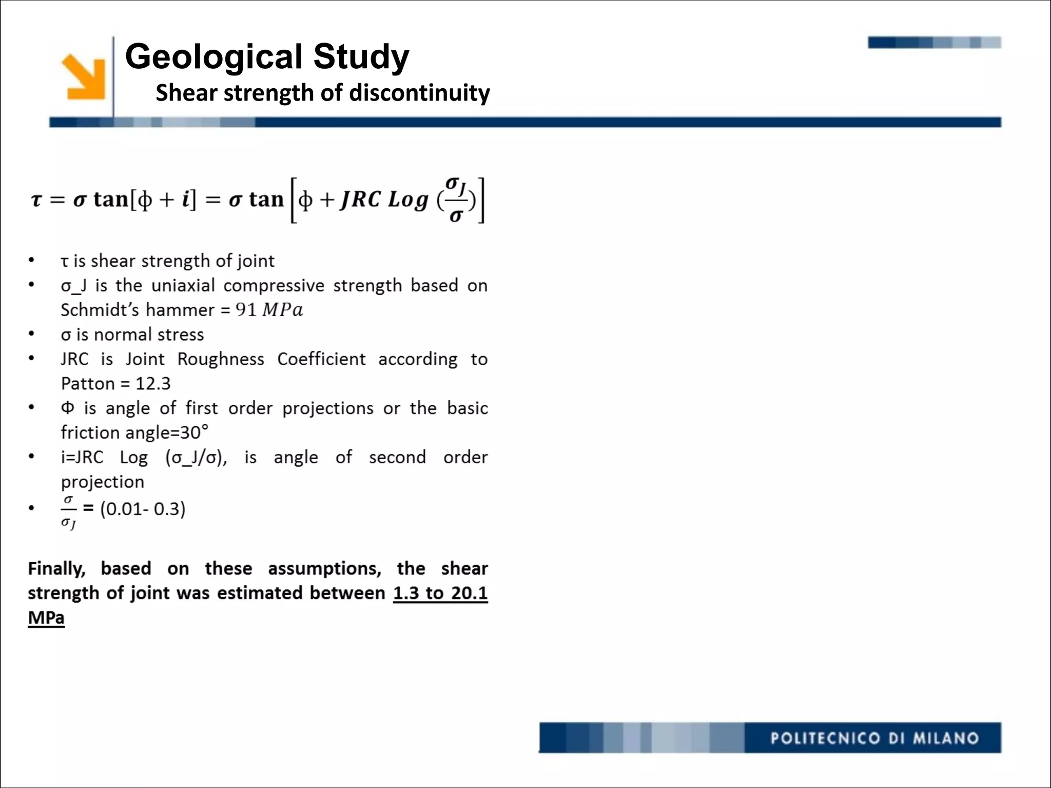 Final project for Geo-Engineering Techniques for Unstable Slopes | PPT