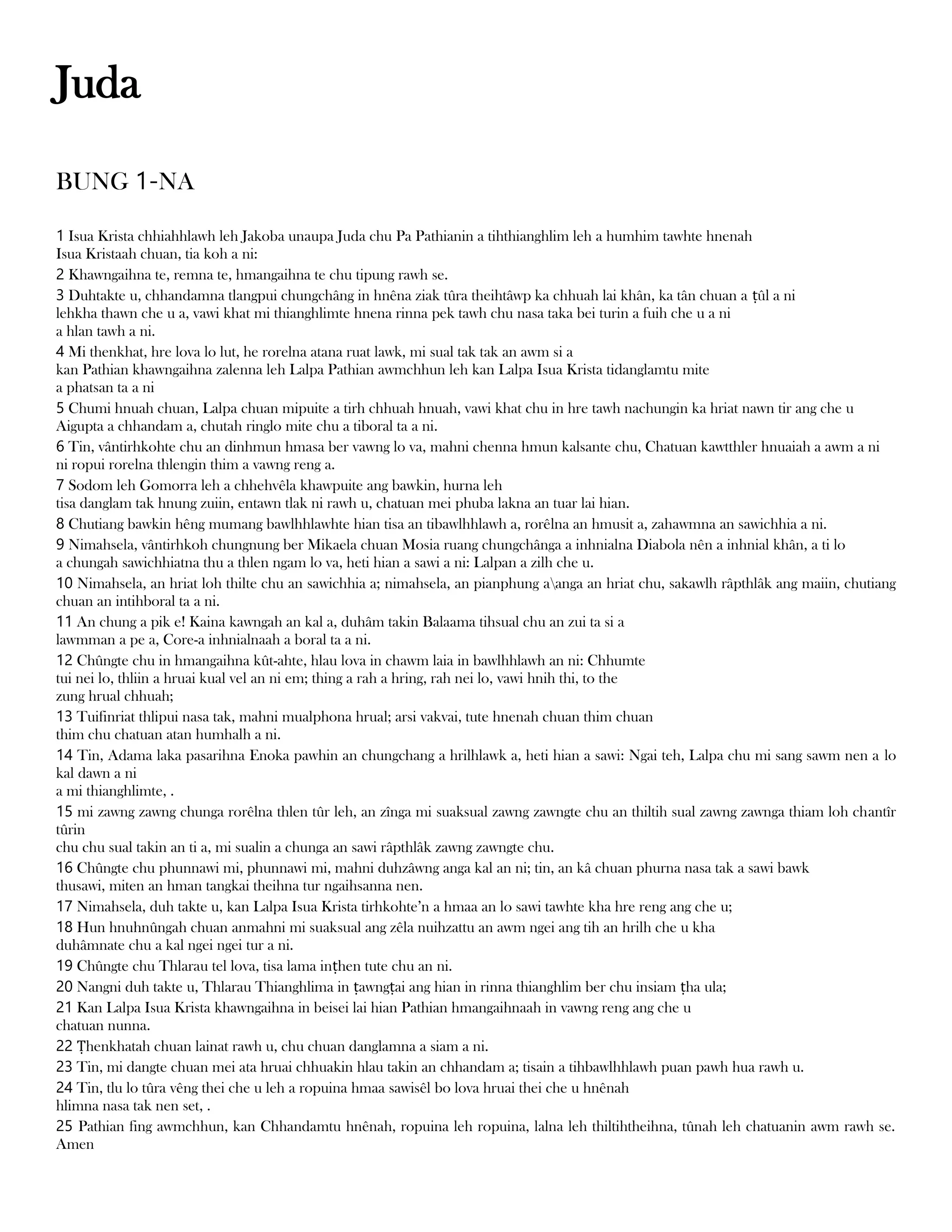 MIZO - JUDE.pdf | Religion & Spirituality