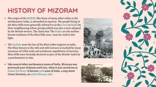 Mizoram-State of India | PPTX