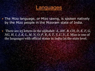 Mizoram ppt | PPTX