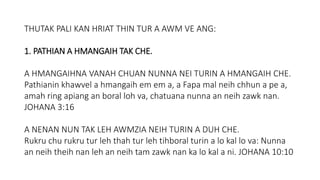 Mizo Soul Winning Gospel Presentation - Only JESUS CHRIST Saves.pptx