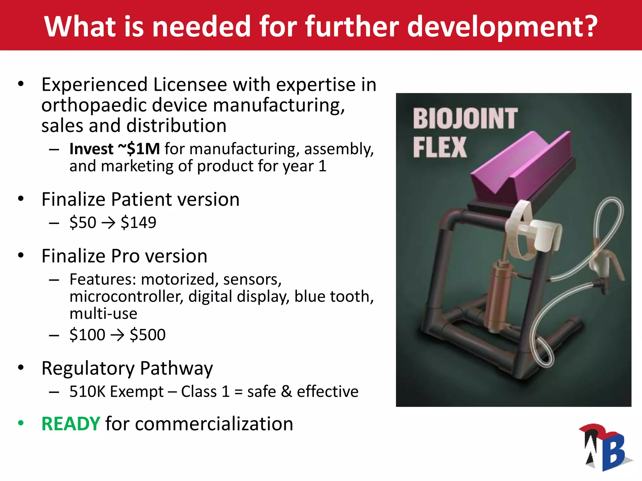Mizzou bio joint flex snapshot | PPT