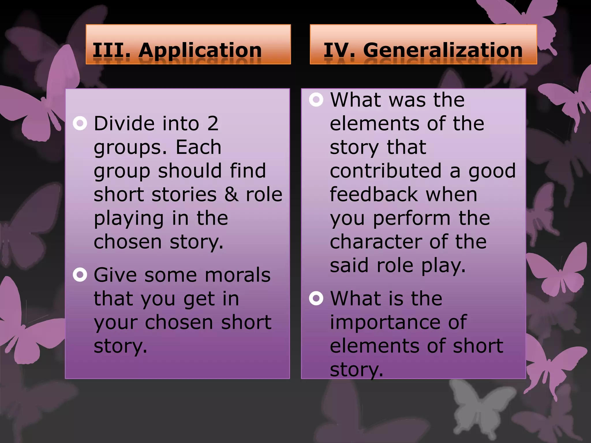lesson plan elements of short story | PPTX