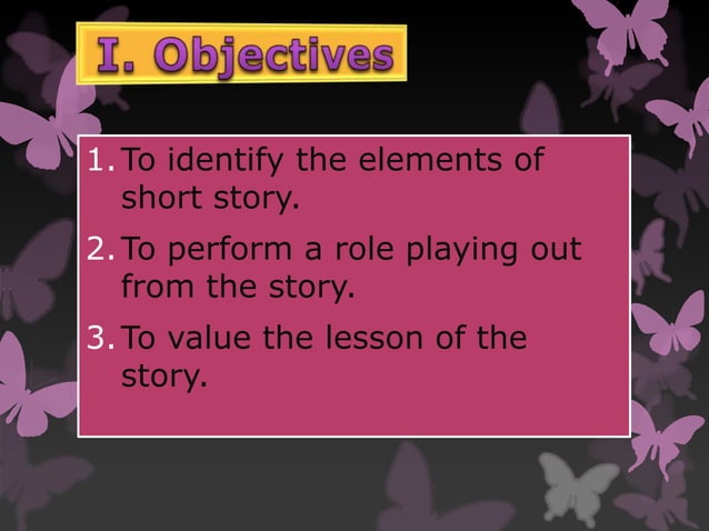 lesson plan elements of short story | PPTX | Hobbies & Interests