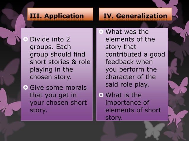 lesson plan elements of short story | PPTX | Hobbies & Interests