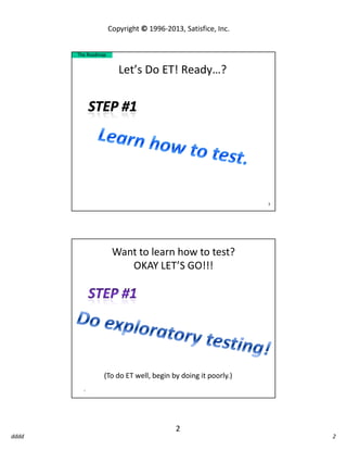 Exploratory Testing Explained | PDF