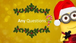 Christmas Party Presentation Layout Pptx