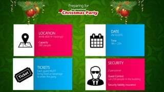 Christmas Party Presentation Layout Pptx