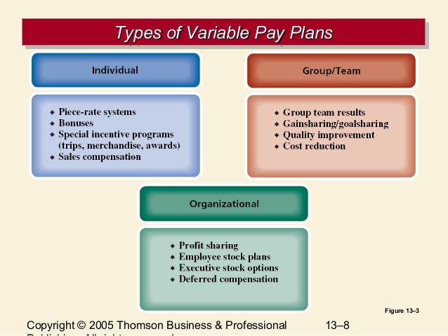 Chapter 13 Variable Pay And Executive Compensation Chapter 13 Variable Pay And Executive Compensation