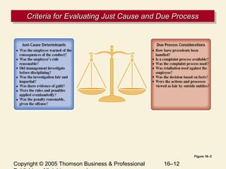 Chapter 16 Employee Rights and Discipline | PPT