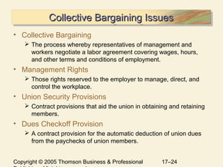 Chapter 17 Union/Management Relations | PPT