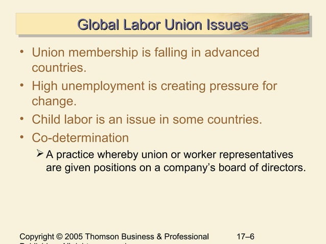 Chapter 17 Union/Management Relations | PPT