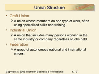 Chapter 17 Union/Management Relations | PPT