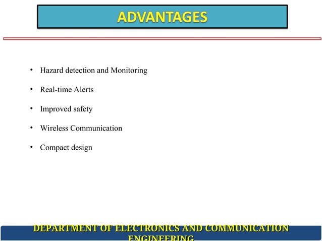 IOT Smart Helmet for Underground Mines using ESP32 | PPT | Internet | Computing