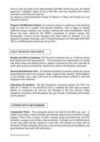 Principal report march2015 website | PDF