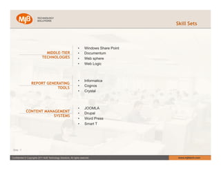 MJB Technologies | PDF