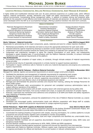 MJ Burke CV 31 May 2016 | PDF