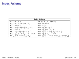 A formal framework for Stringology | PPT