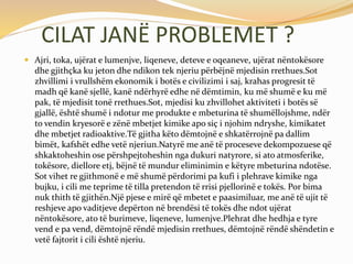 Mjedisi dhe njeriu | PPTX
